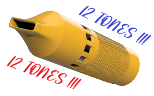 Infinity Whistle! 12 Tone. Extremely Loud Benchy by bloodVixen - MakerWorld