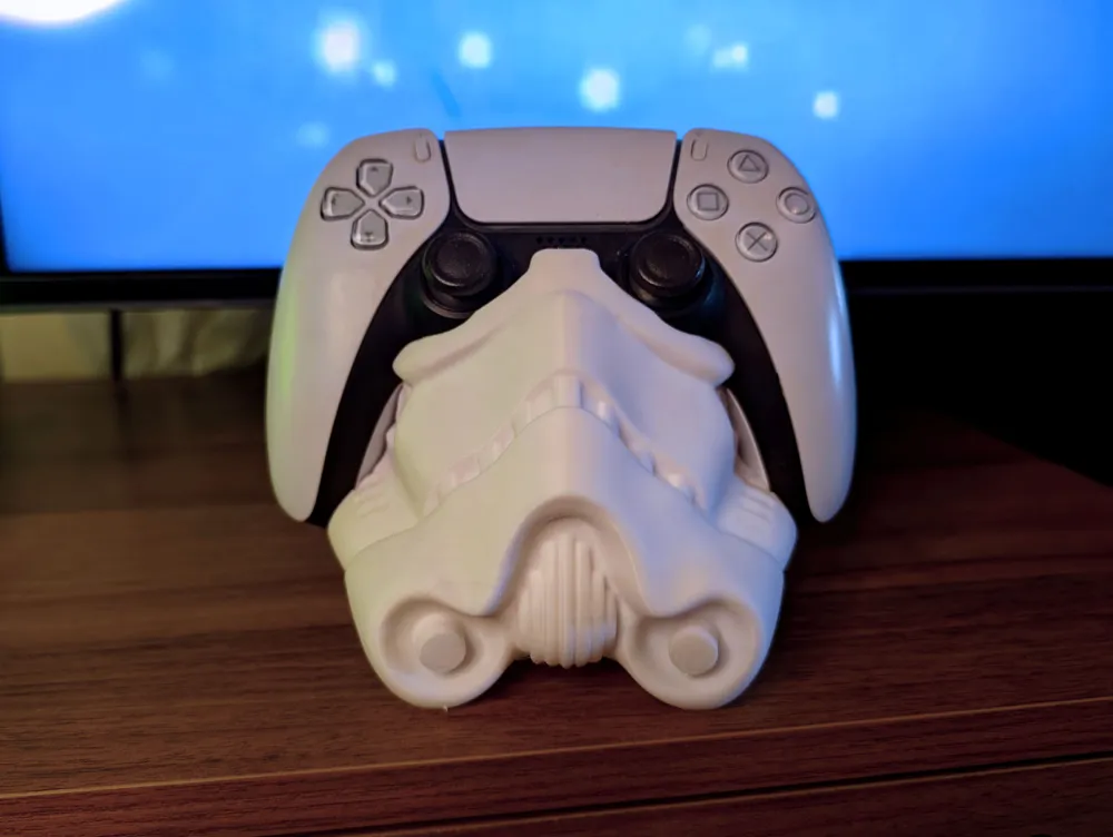 Stormtrooper PS5 Controller Stand - Free 3D Print Model - MakerWorld