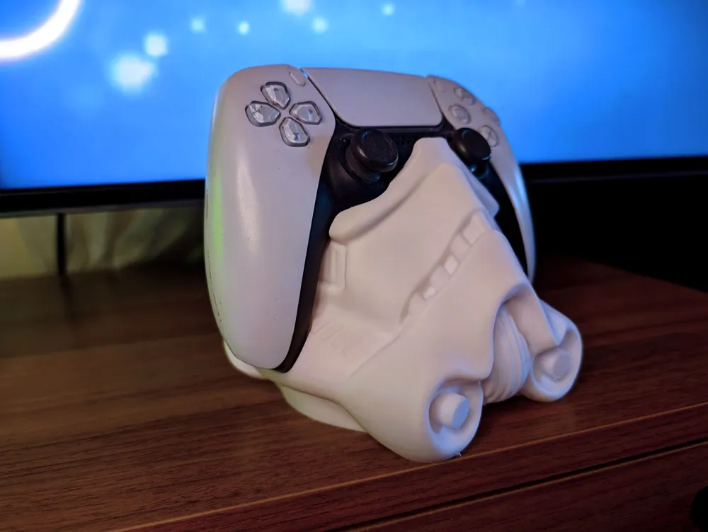 Stormtrooper PS5 Controller Stand - Free 3D Print Model - MakerWorld