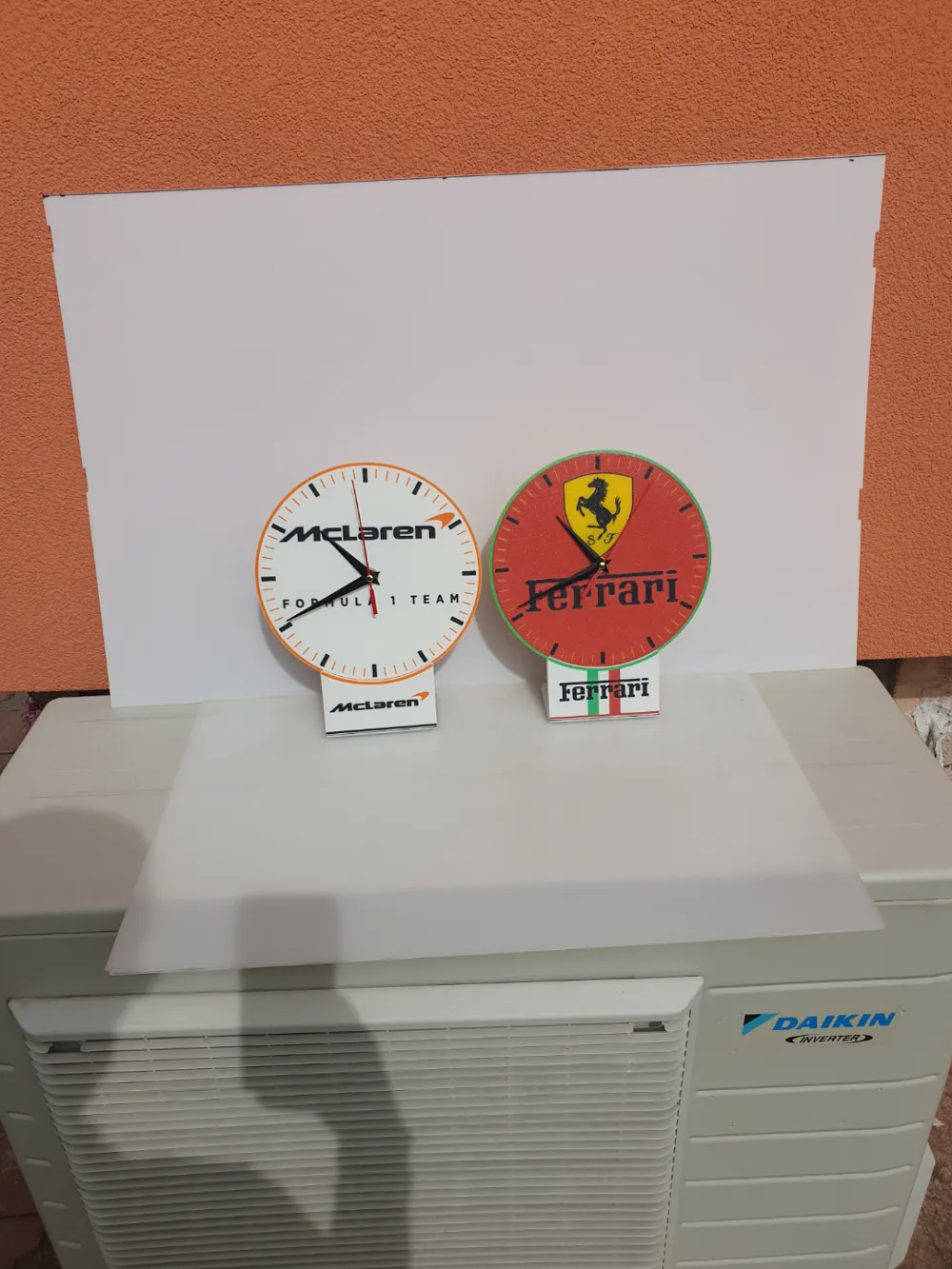 McLaren F1 clock, on the wall or on the table - Free 3D Print Model ...