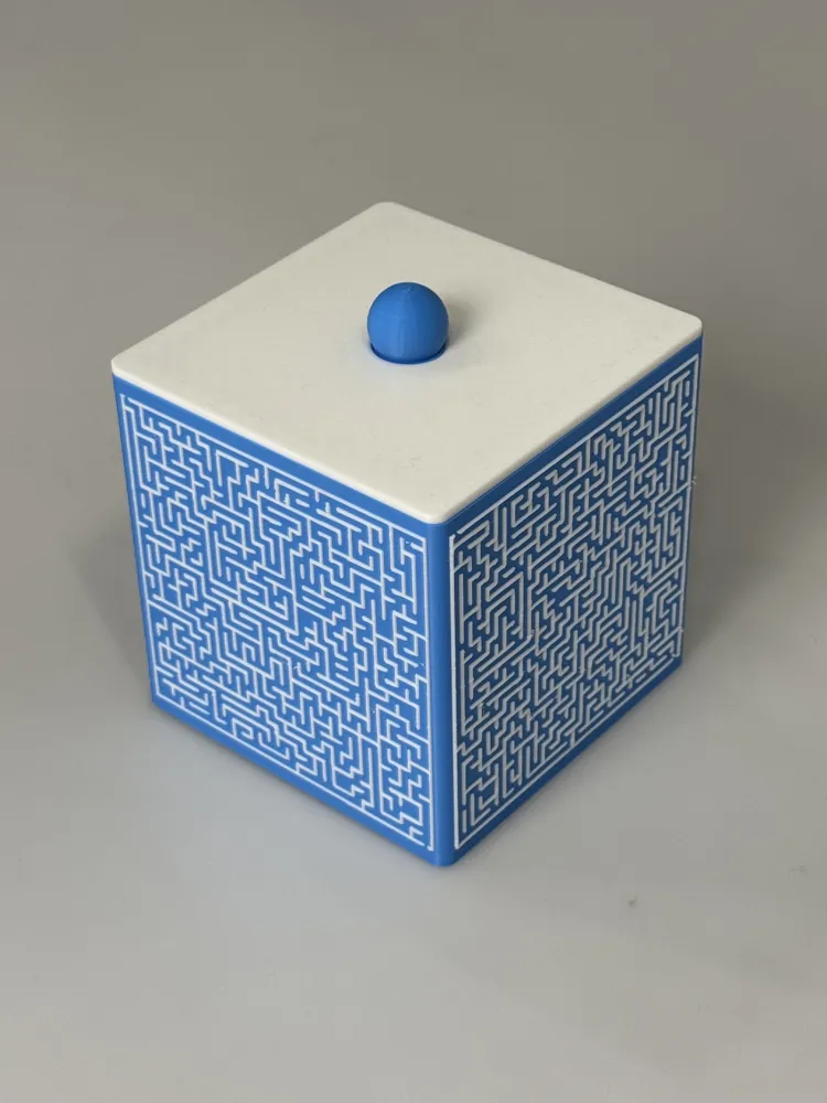 MAZE BOX - Free 3D Print Model - MakerWorld