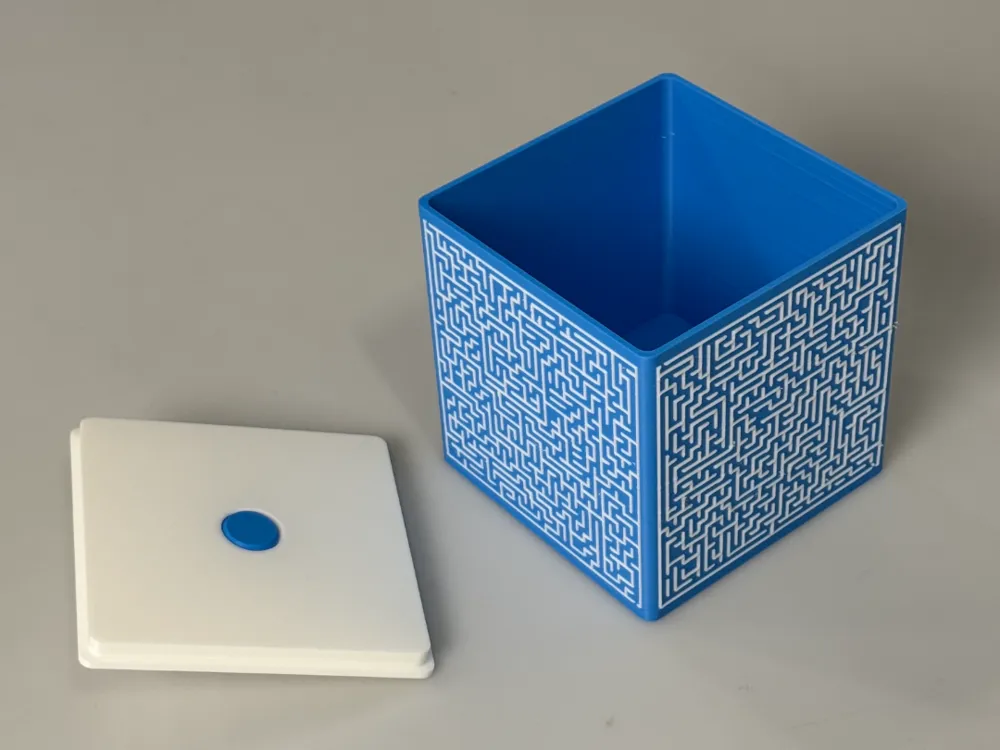 MAZE BOX - Free 3D Print Model - MakerWorld