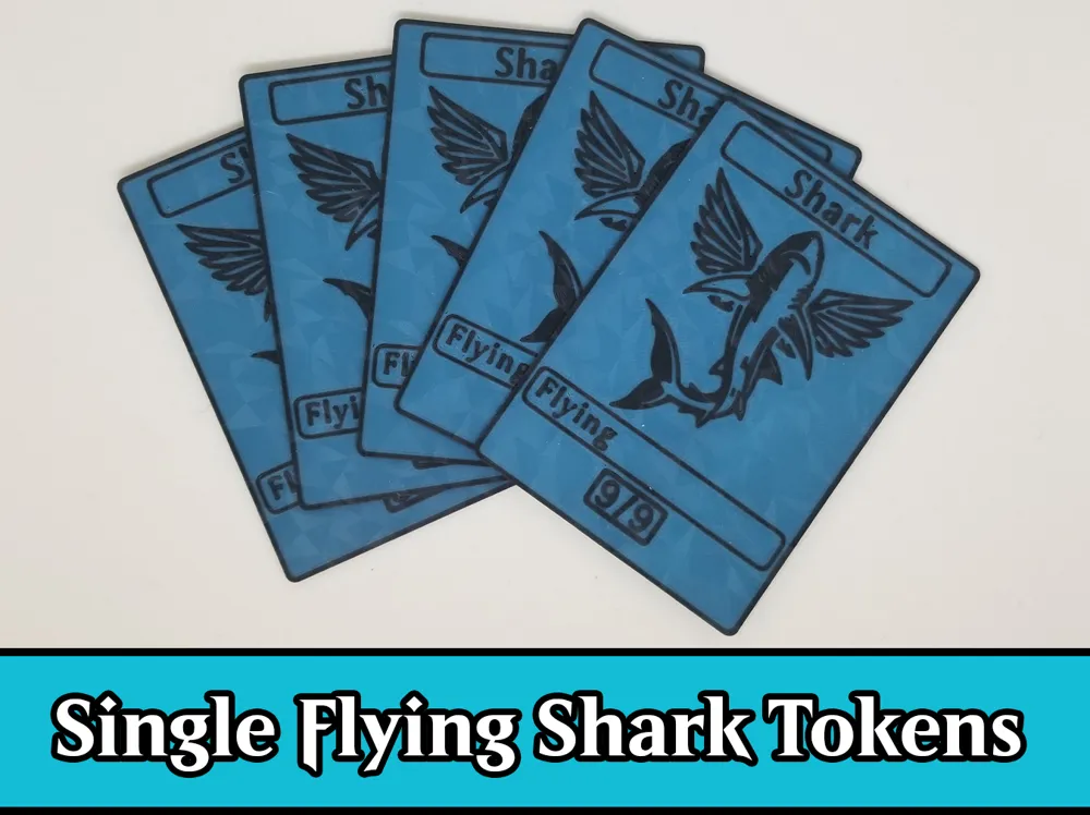 MTG Shark Tokens & Counter for Shark Typhoon by TheMakerSphere ...