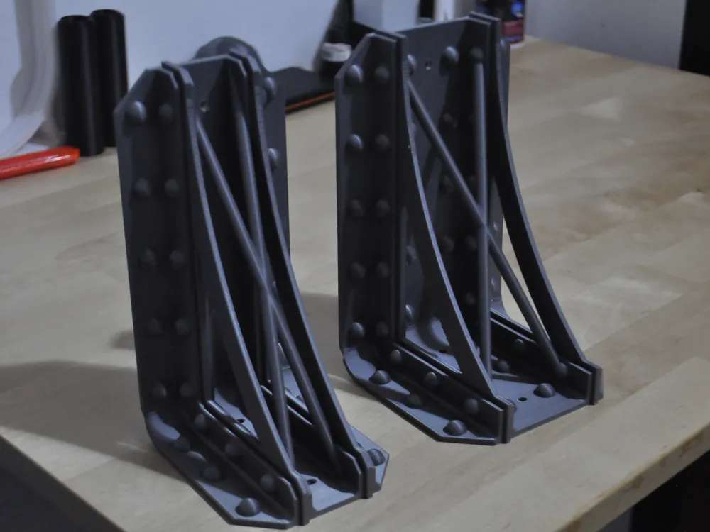 Steampunk/industrial shelf bracket by fmor - MakerWorld