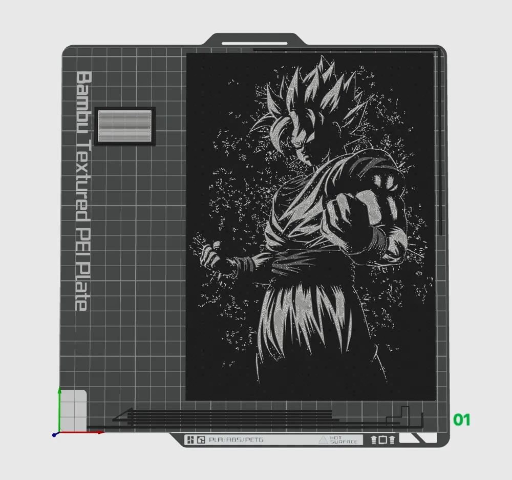 Goku Art / 2d art/ Decor / Dragonball z / DBZ by 3D Prints This Week ...