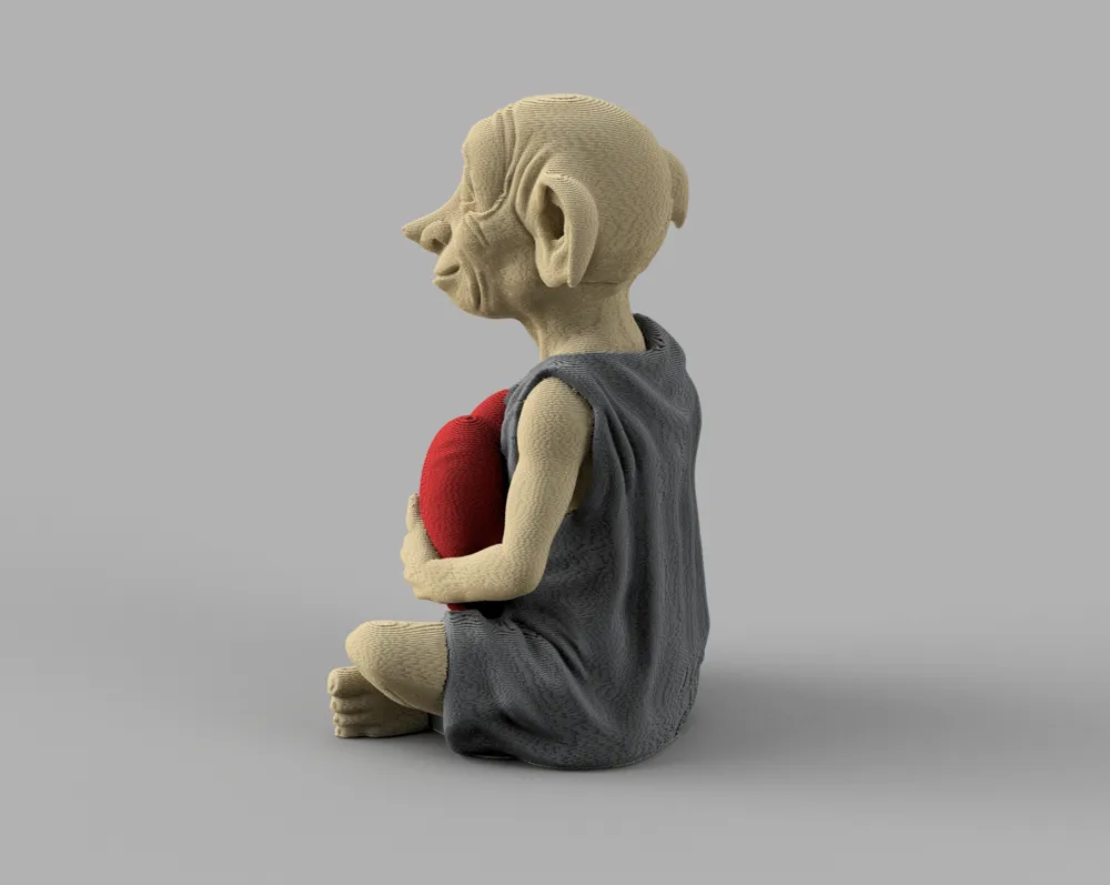 Valentines Day Dobby - Dobby found a heart