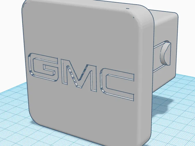 GMC Hitch Cover - Free 3D Print Model - MakerWorld