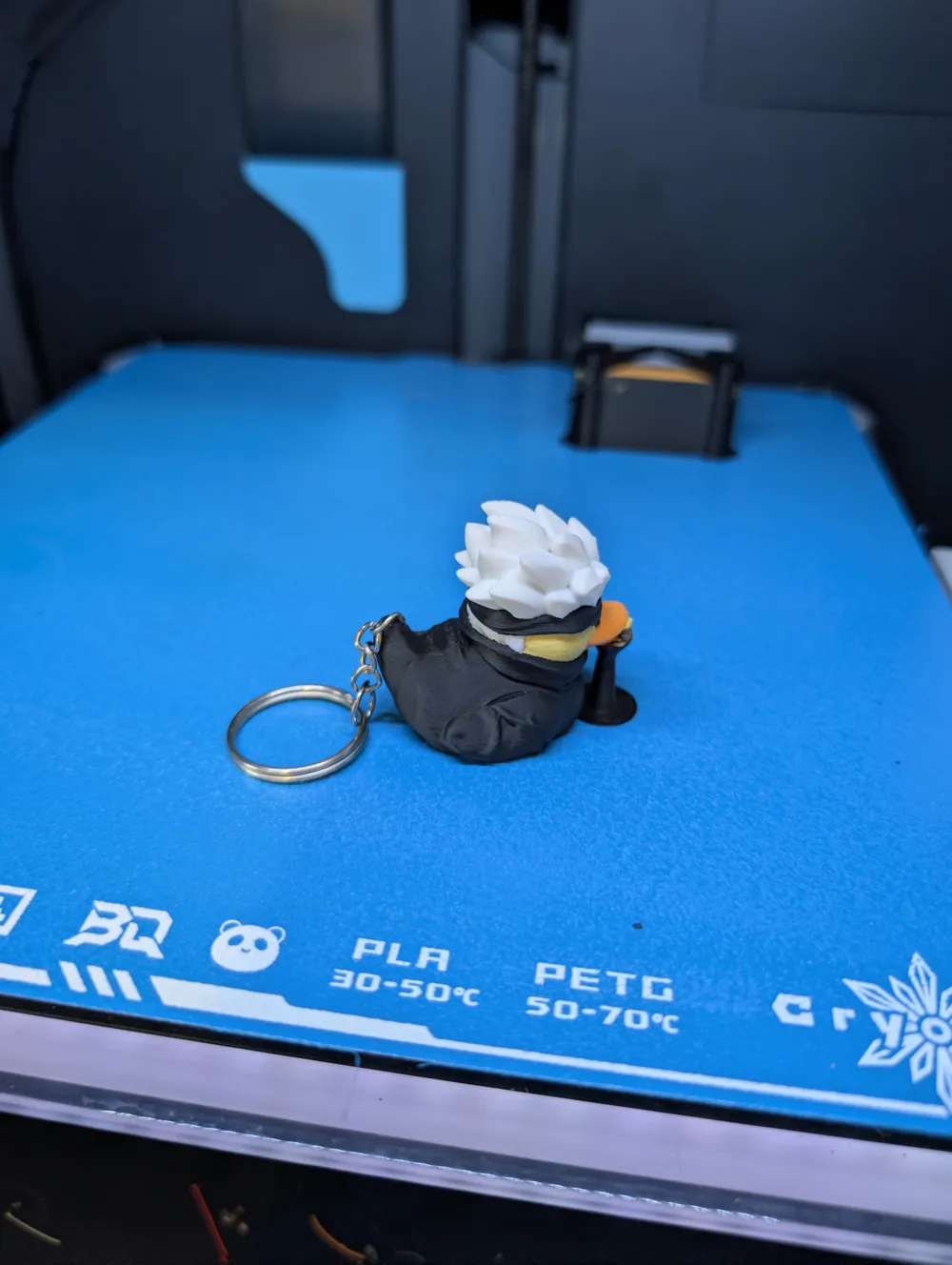 Satoru Gojo Duck Keychain - Free 3D Print Model - MakerWorld