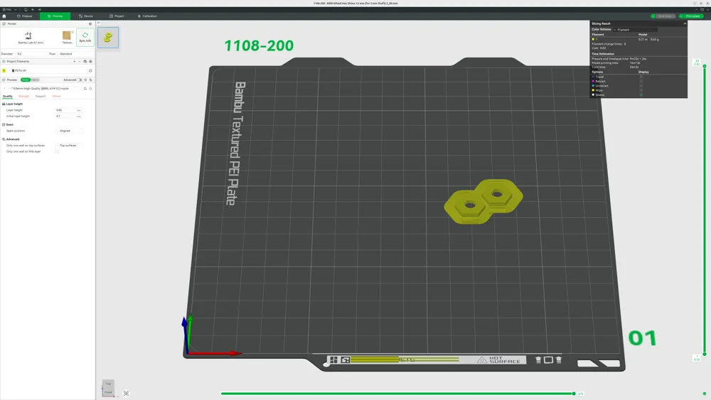 RC Car Wheel Hex Shims 12 mm (5 mm Shaft) - Free 3D Print Model ...