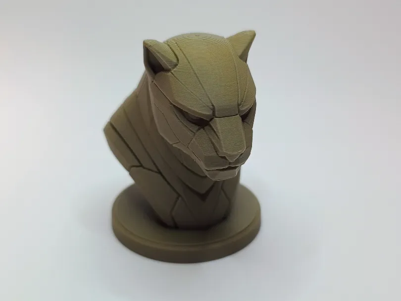 Panther Bust Shadow Hunter in Low Poly Look - Free 3D Print Model ...