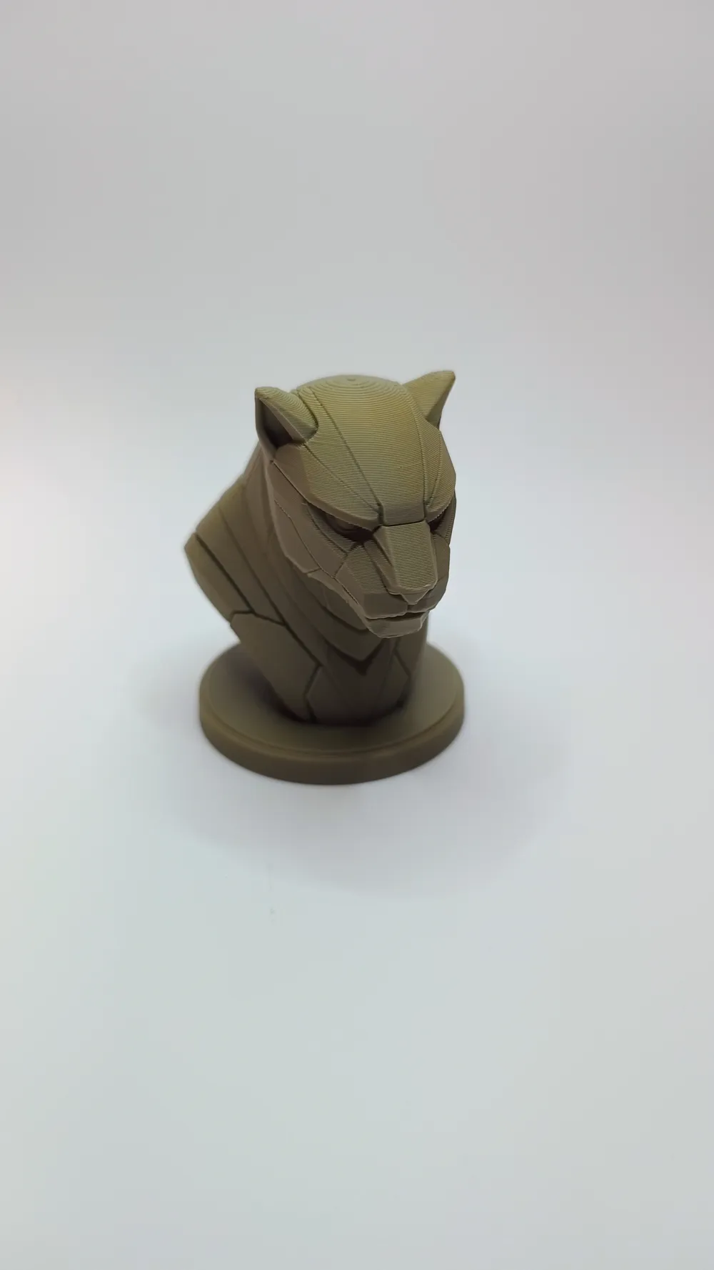 Panther Bust Shadow Hunter in Low Poly Look - Free 3D Print Model ...