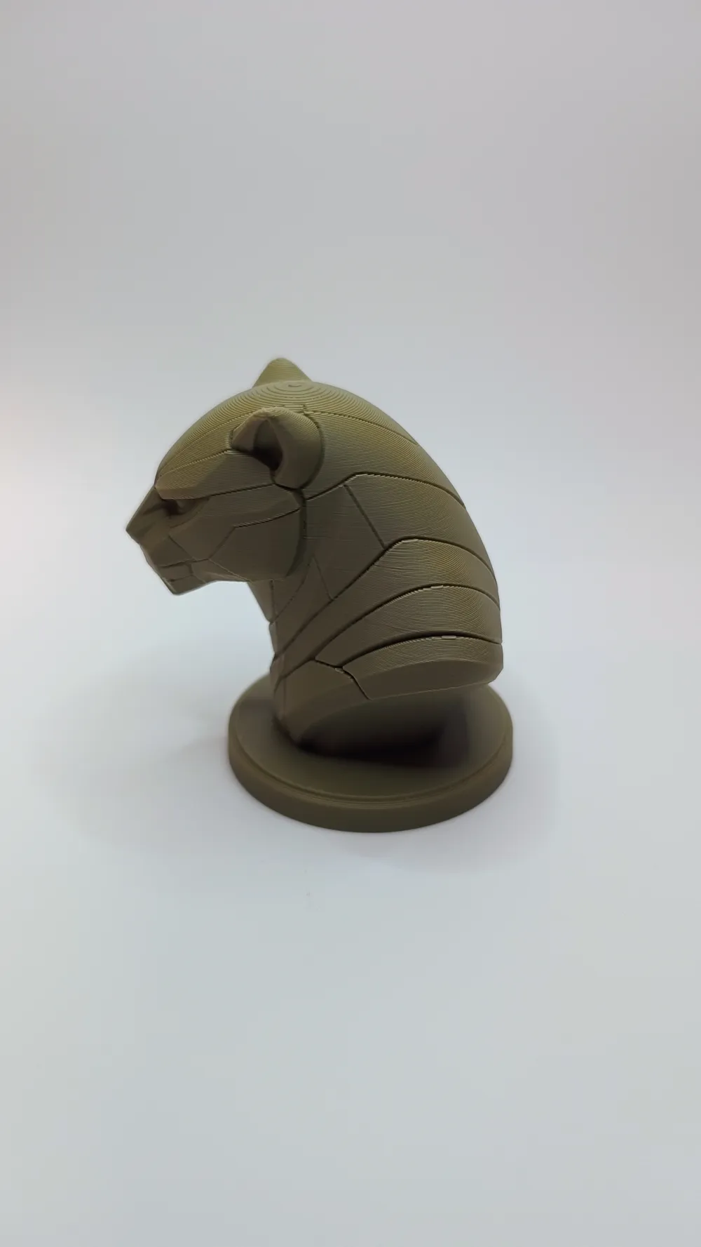 Panther Bust Shadow Hunter in Low Poly Look - Free 3D Print Model ...