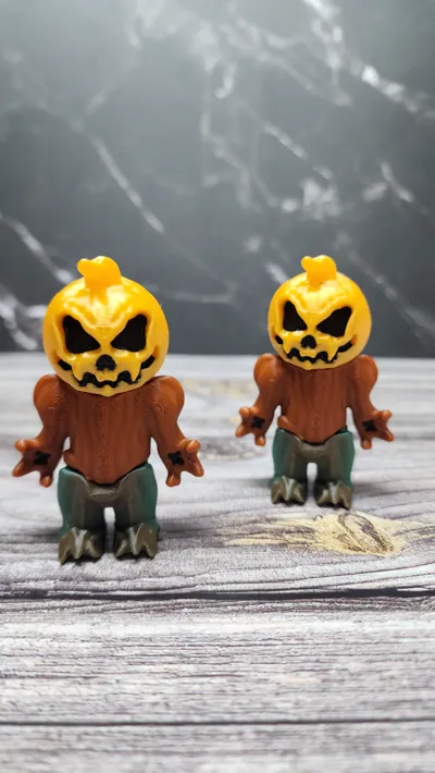 Pumpkin Ghoul Mini by XTRUD3D - MakerWorld