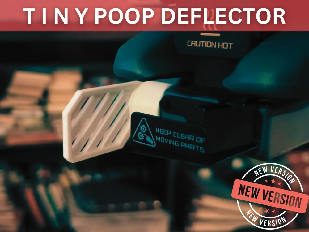 A1 Tiny Poop Deflector v2 by Botolo MakerWorld: Download Free 3D Models