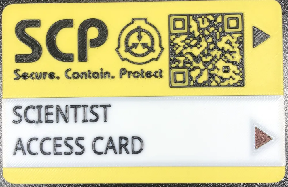 SCP Scientist Keycard Prop|Secret Laboratory Game Remixed by jrwagz ...