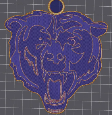 Chicago Bears hype chain - Free 3D Print Model - MakerWorld