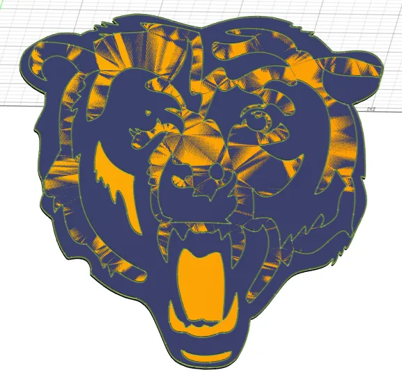 Chicago Bears hype chain - Free 3D Print Model - MakerWorld