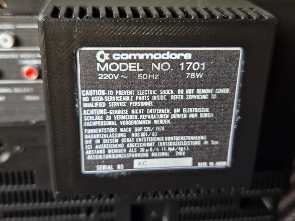 Commodore C64 Desk Display - 1701/1702 Reimagined by KrautCraft ...