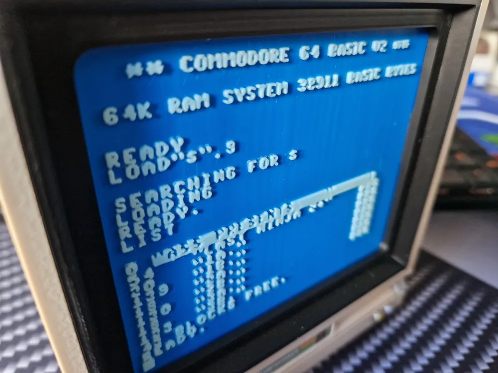 Commodore C64 Desk Display - 1701/1702 Reimagined by KrautCraft ...
