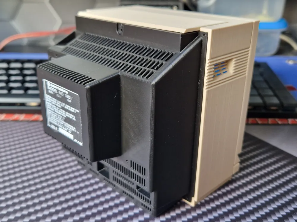 Commodore C64 Desk Display - 1701/1702 Reimagined by KrautCraft ...