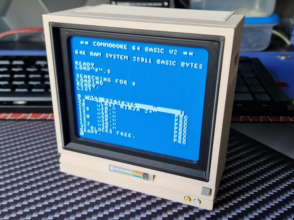 Commodore C64 Desk Display - 1701/1702 Reimagined by KrautCraft ...