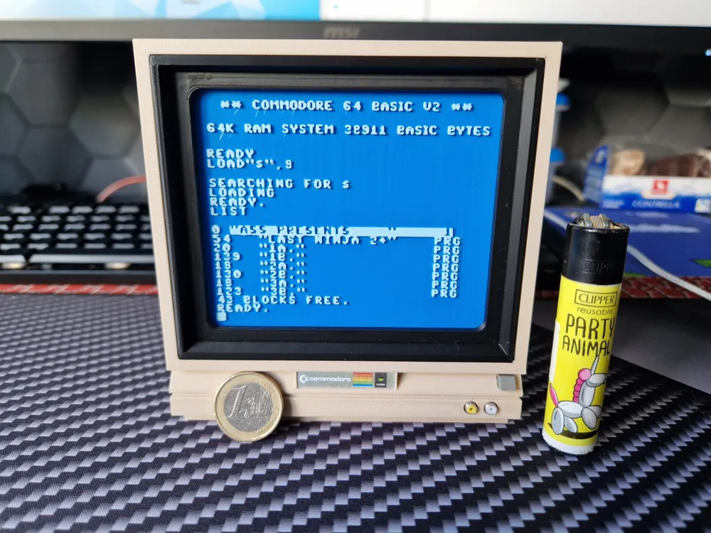 Commodore C64 Desk Display - 1701/1702 Reimagined by KrautCraft ...