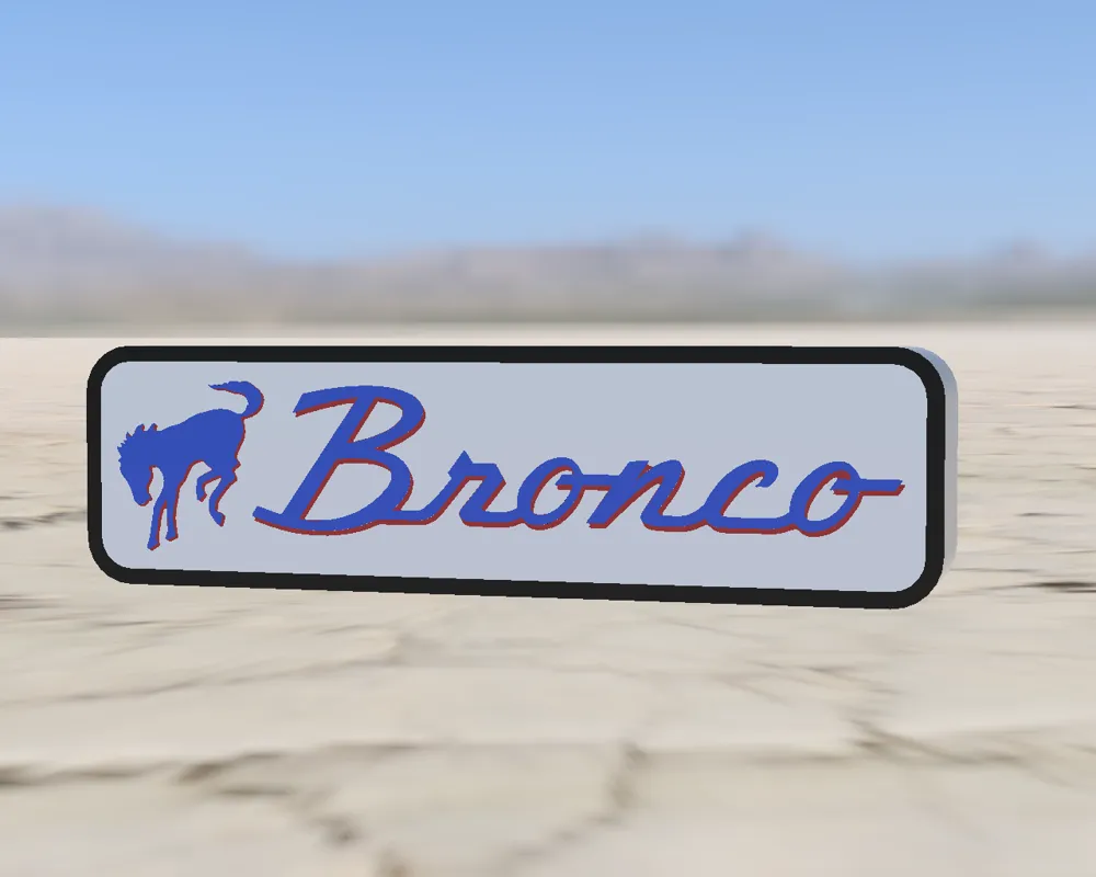 Ford Bronco LED Lamp by Tyler - MakerWorld