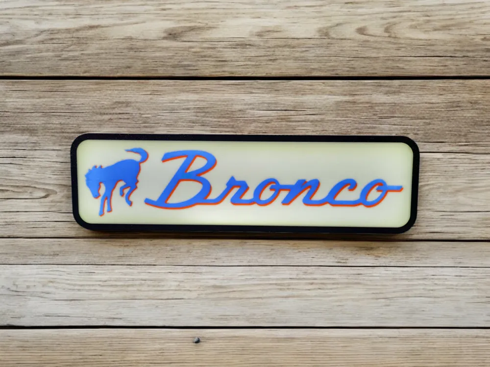 Ford Bronco LED Lamp by Tyler - MakerWorld