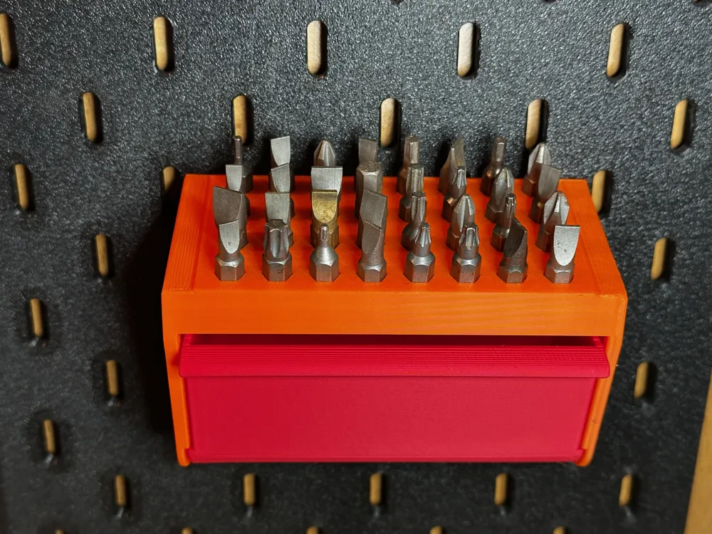 Skadis Flip-out Drawer with Flip-out Bit Holder by fobiDesign ...