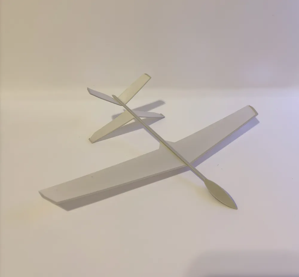 Ultralight Falcon Glider - 5g (Print in Place) - Free 3D Print Model ...