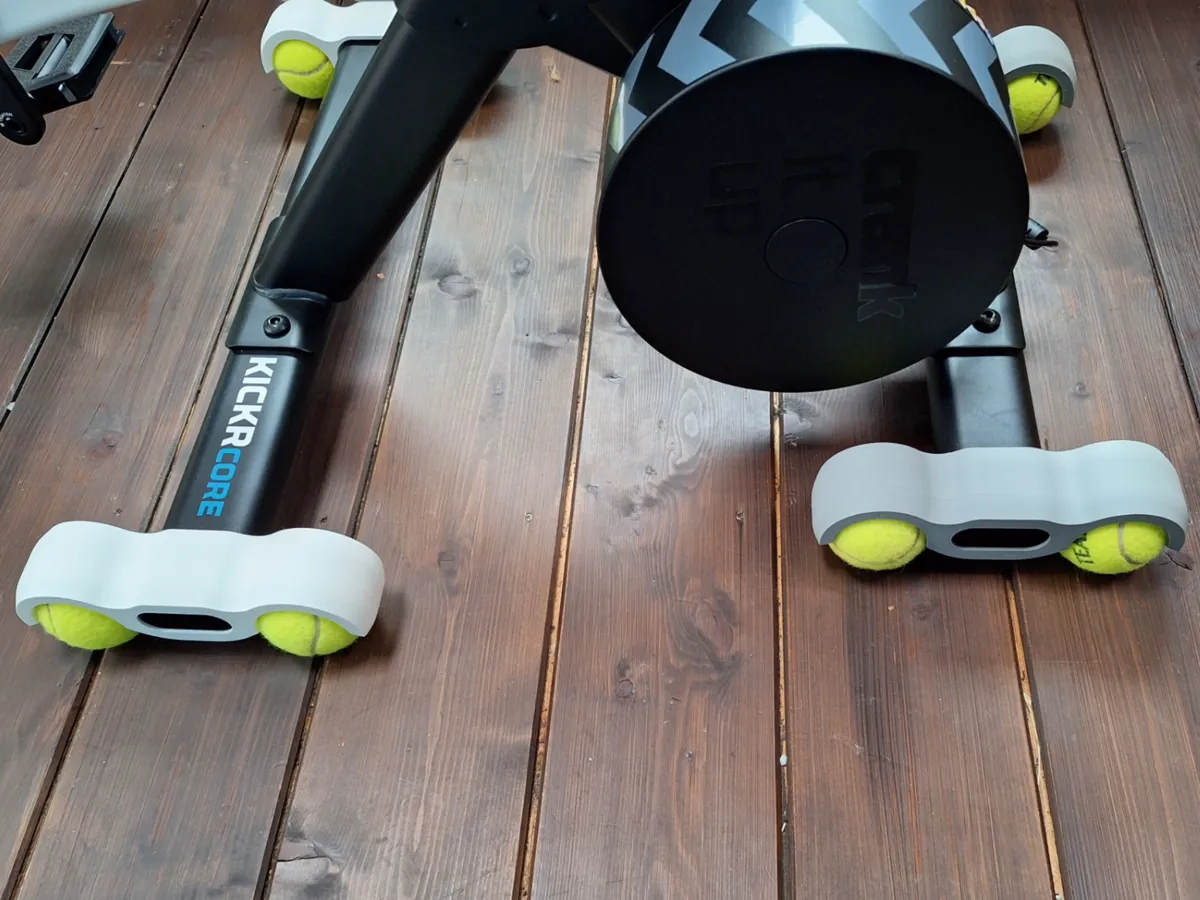 Kickr Core 2 Rocker Feet for tennisballs by punkti MakerWorld: Download ...