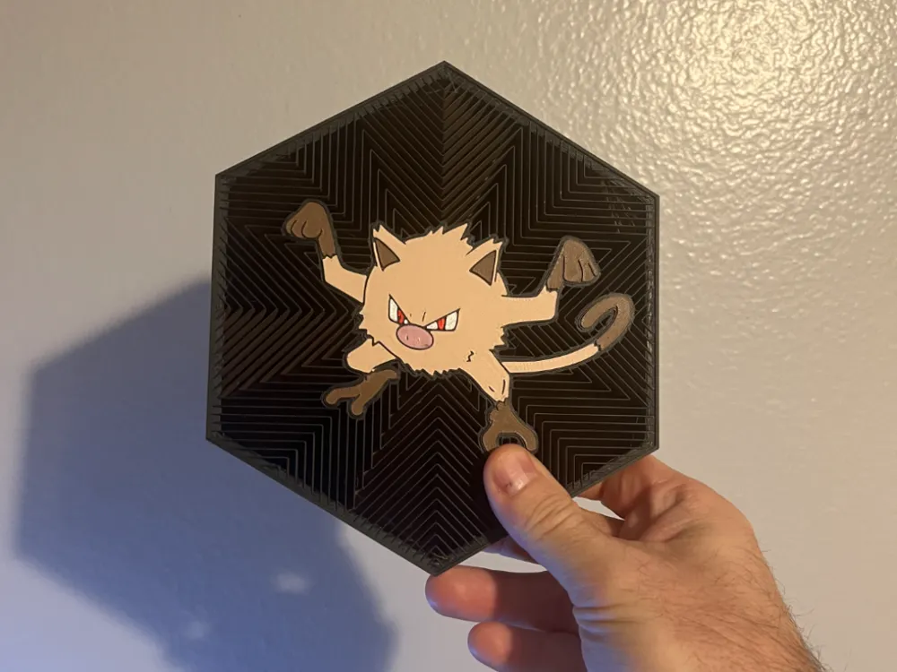 56 Mankey Hex Art by Laced Up Prints - MakerWorld