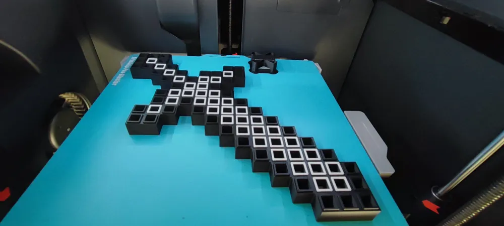 Minecraft Sword Key Holder by pixner11 MakerWorld: Download Free 3D Models