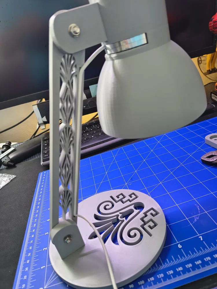 Art Deco Architect LED Lamp BambuLab MH001 Kit by ccrccrdk MakerWorld ...