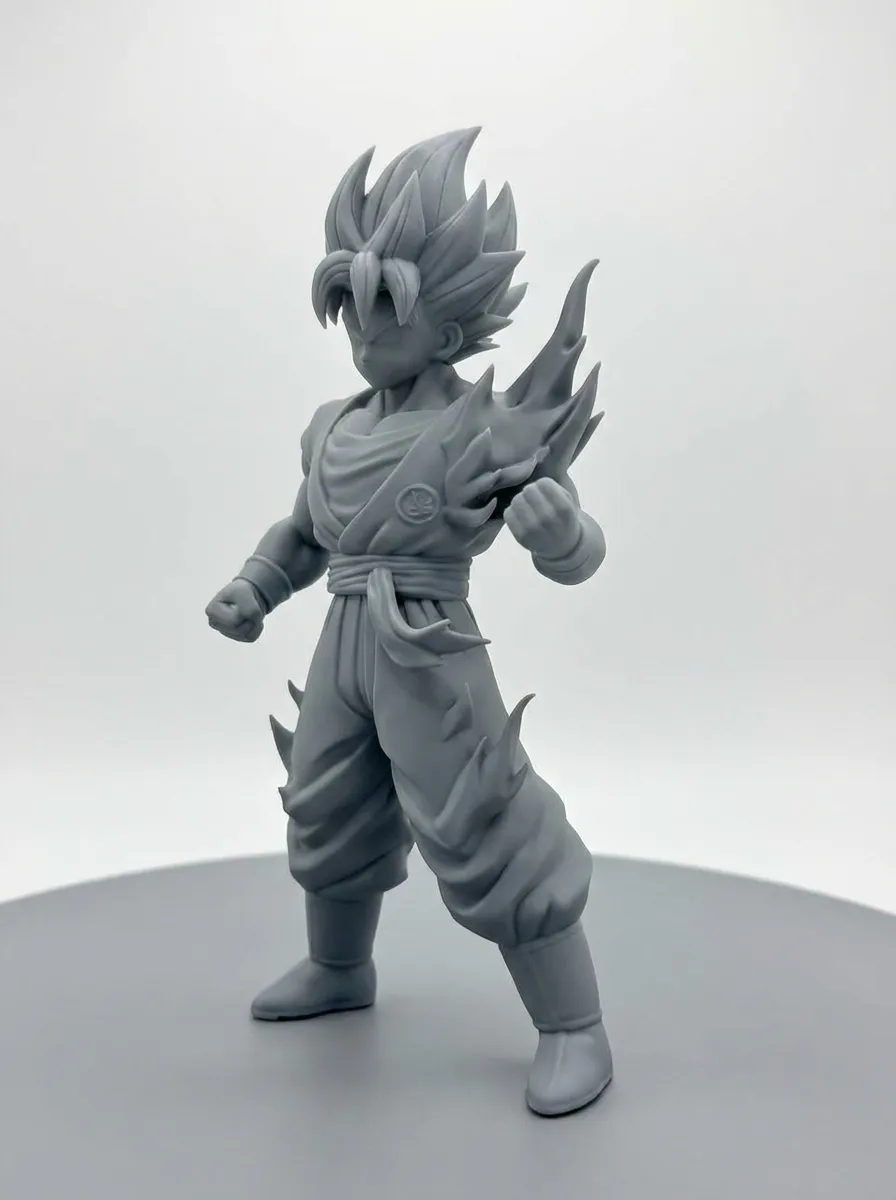 Fire Goku - Free 3D Print Model - MakerWorld