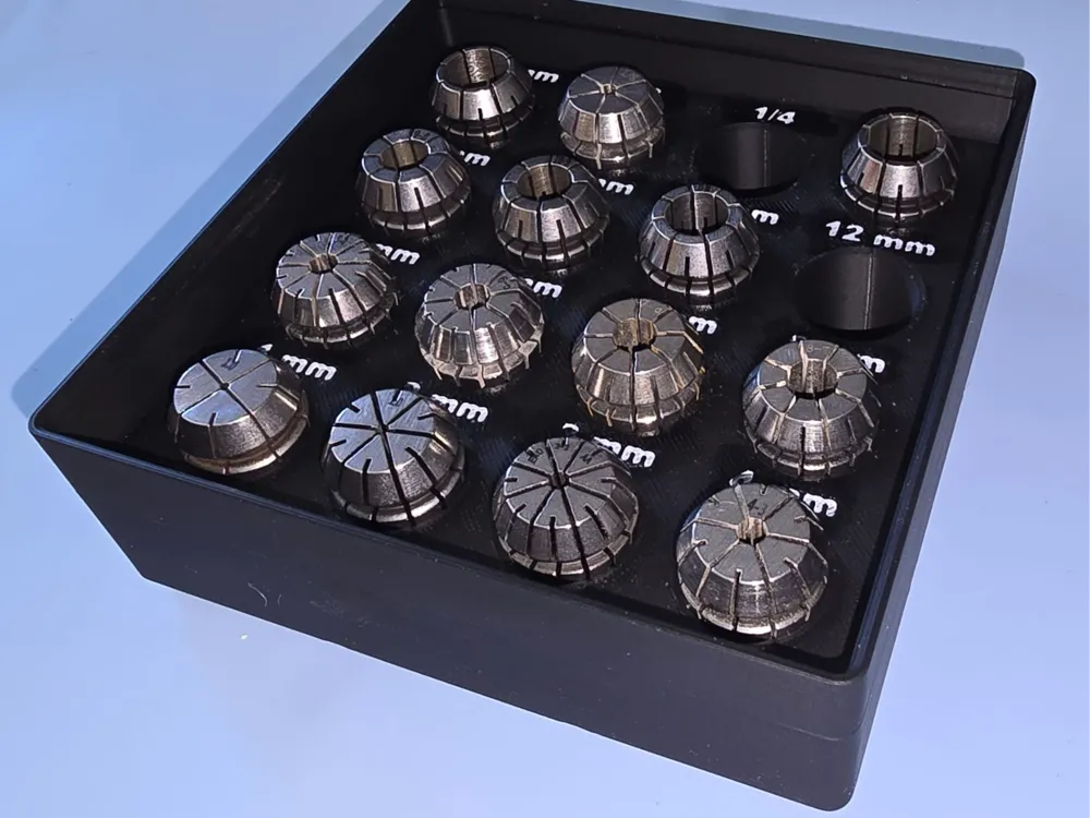 Gridfinity ER20 CNC collet by Moustik1978 - MakerWorld