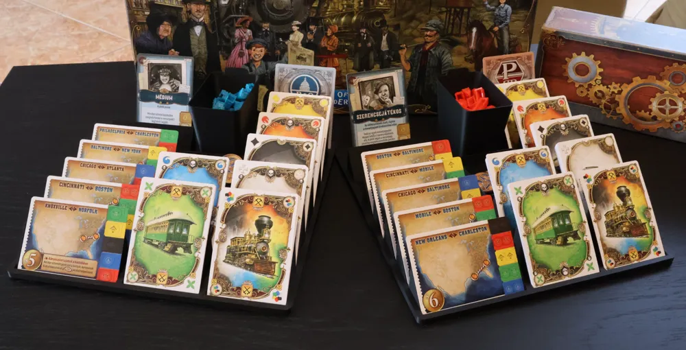 Ticket to Ride Legends Of The West Organizer - Free 3D Print Model ...