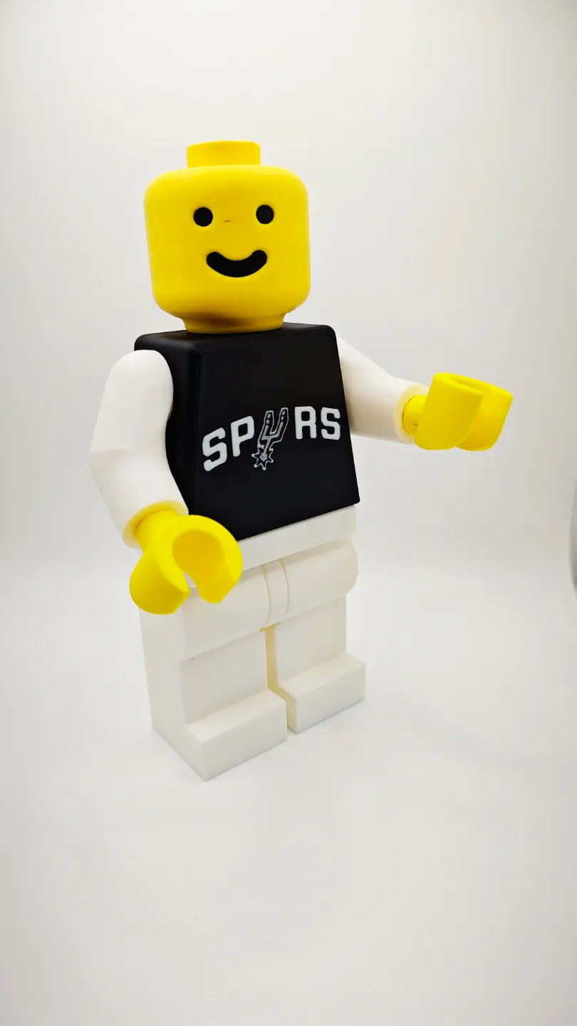 NBA Brick Man - San Antonio Spurs (500%) by P78 MakerWorld: Download ...