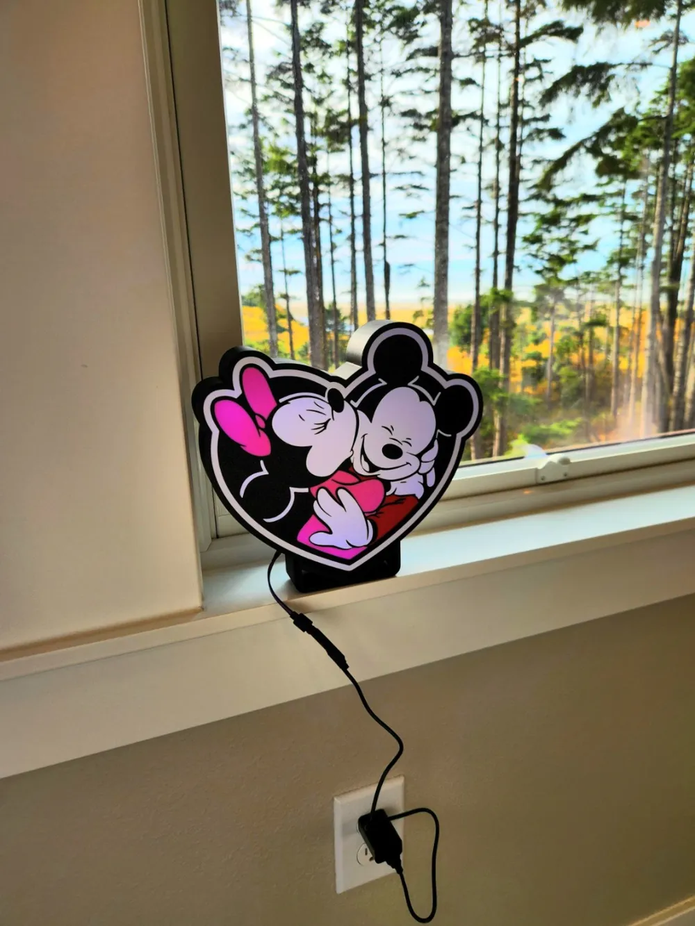 Mickey and Minnie Mouse LED Light Box With Stand by TwistedPrints3D ...