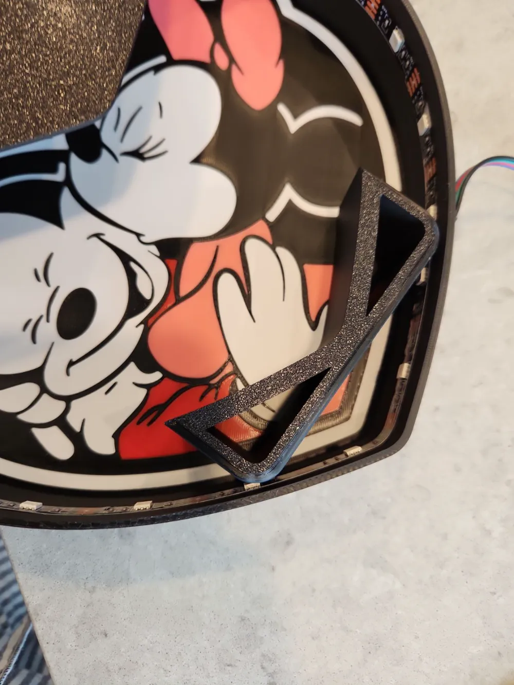 Mickey and Minnie Mouse LED Light Box With Stand by TwistedPrints3D ...