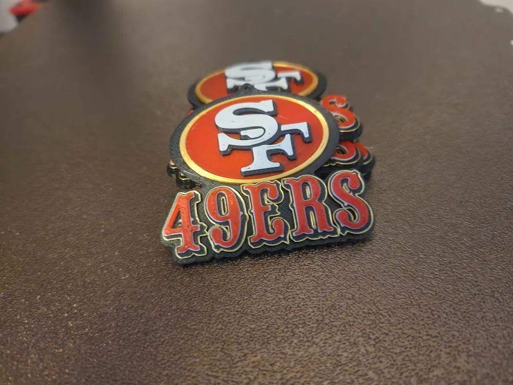 San Francisco 49ers Keychain by Slurdvizion - MakerWorld