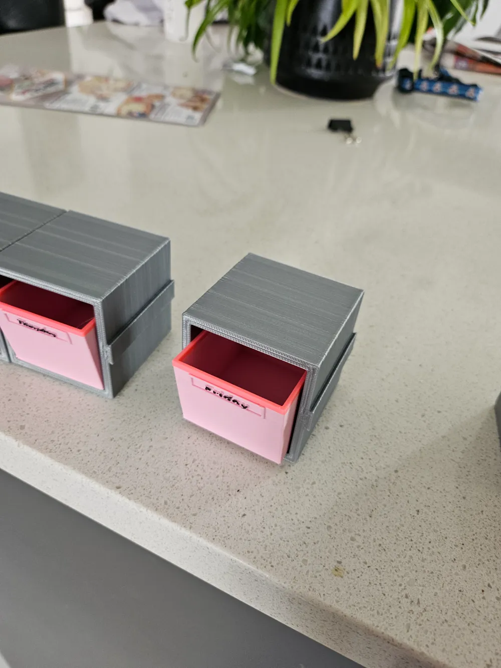 Mini Storage Boxes / pill boxes / days of the week by Tommy Gun ...