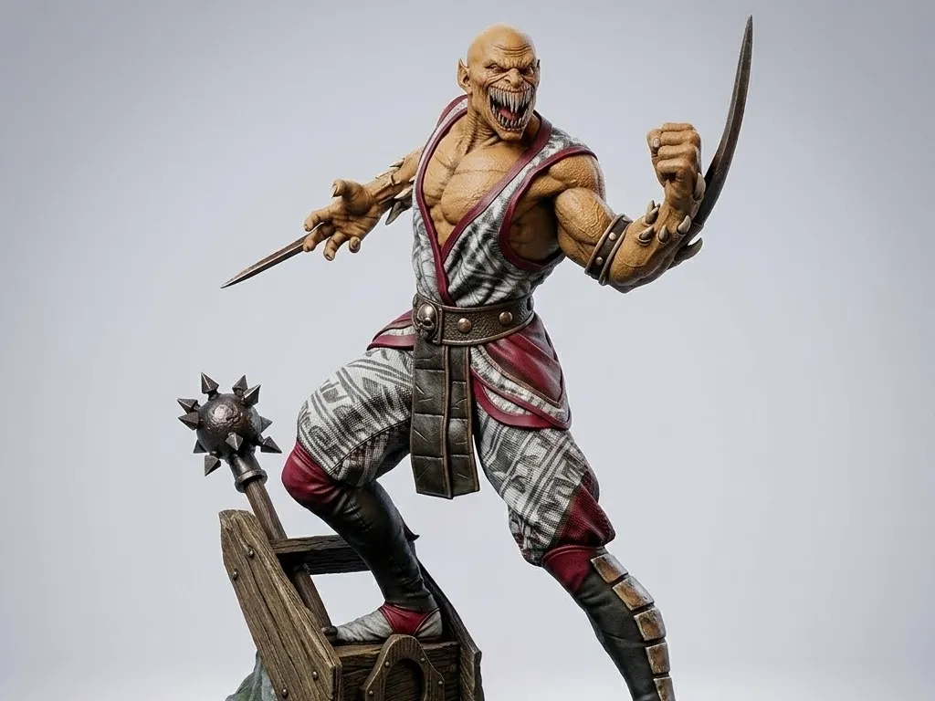 Figura Baraka Mortal Kombat - Modelo de impresión 3D gratuito - MakerWorld