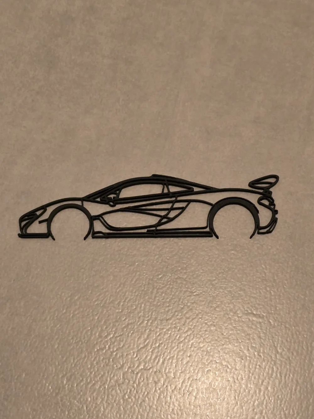 McLaren P1 Minimalist Silhouette Car Model by Frankie - MakerWorld