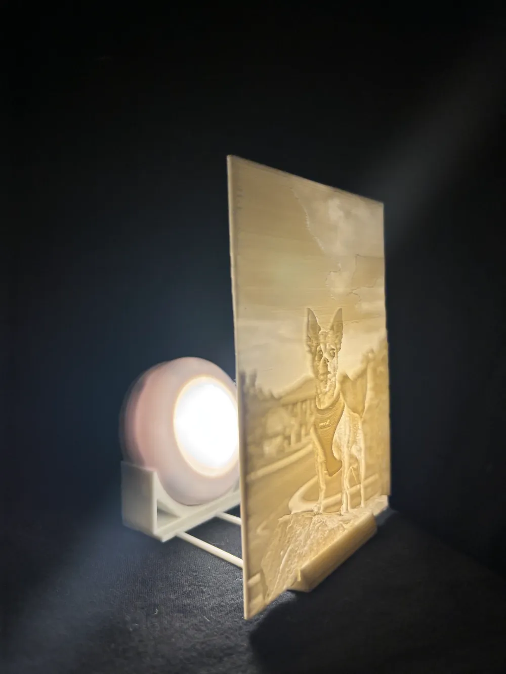 Bambu Lab RGB puck lithophane stand by TheWolf MakerWorld: Download ...