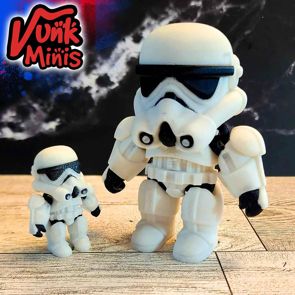 Mini Storm Trooper Flexi by Vunk Flexis MakerWorld: Download Free 3D Models