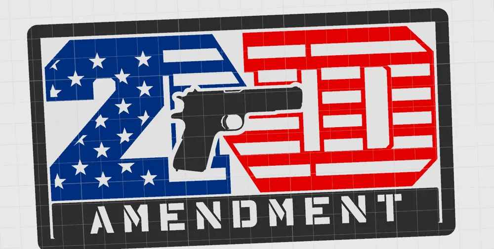2nd Amendment - Lightbox by Freedom 3D Prints - MakerWorld