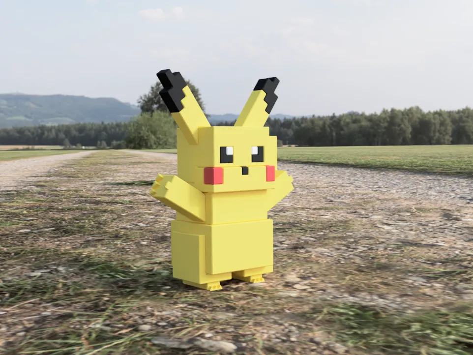 Cobblemon #025 Pikachu - Free 3D Print Model - MakerWorld