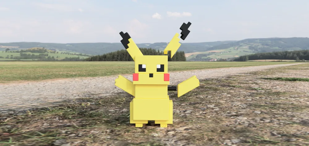Cobblemon #025 Pikachu - Free 3D Print Model - MakerWorld
