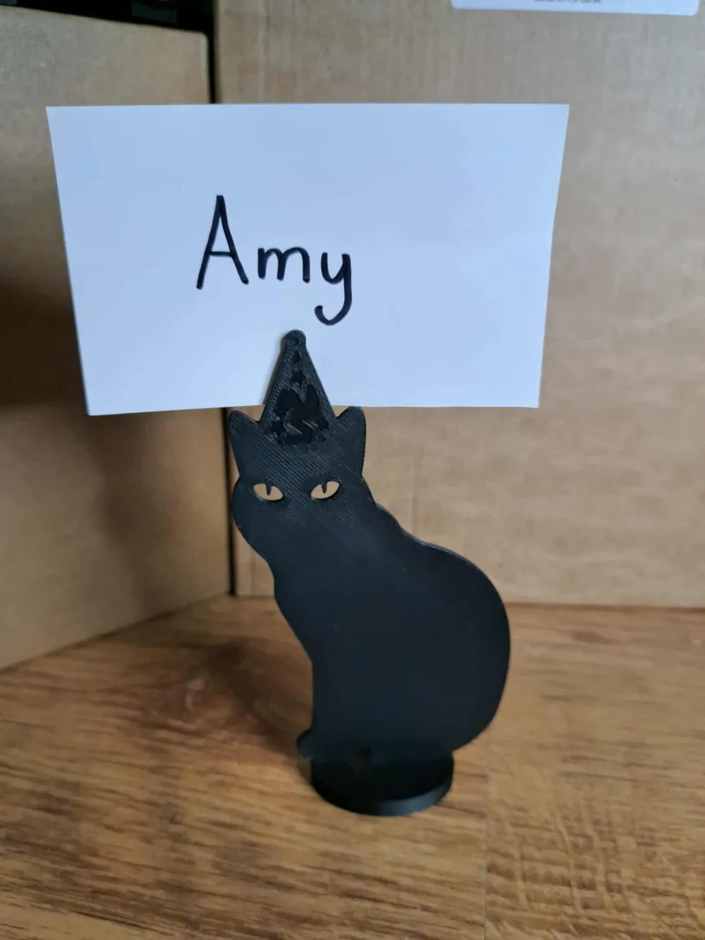 Katzen-Platzkartenhalter – Kostenloses 3D-Druckmodell – MakerWorld